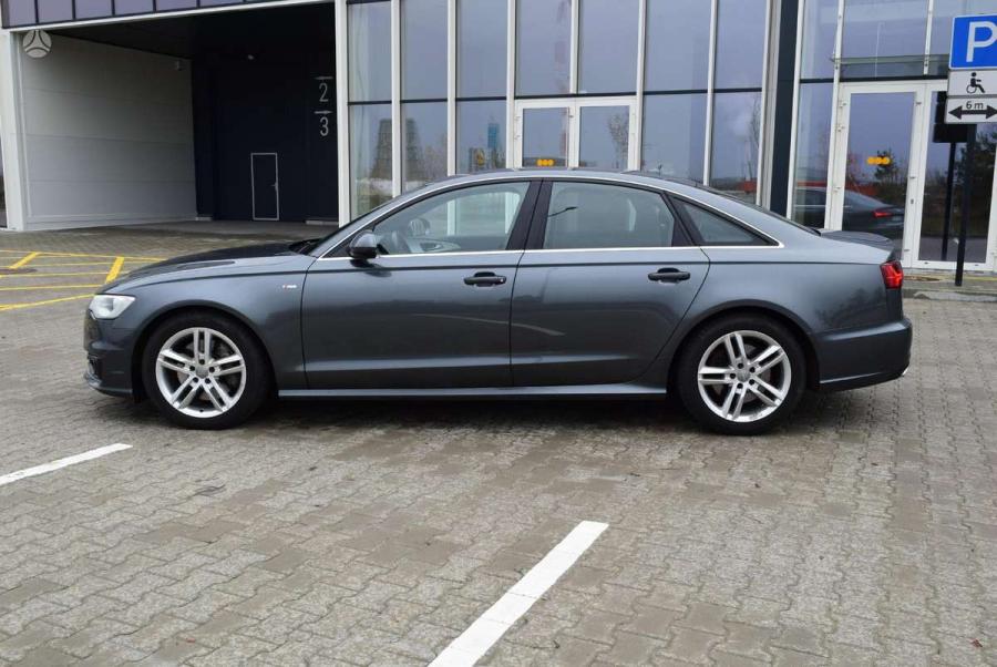 Pelēks Audi A6 2015 Viļņa, ar dzinēja tilpumu 2.97 L un nobraukumu 178 tūkst. km par 13250 €, foto 8 vietnē AUTOMOTO.COM.LV