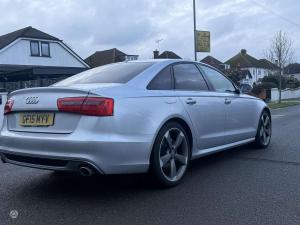 Grey Audi A6 2015 in Vilnius, with an engine capacity of 2.97 L and mileage of 126 thousand km for 7500 €, photo 6 on AUTOMOTO.COM.LV