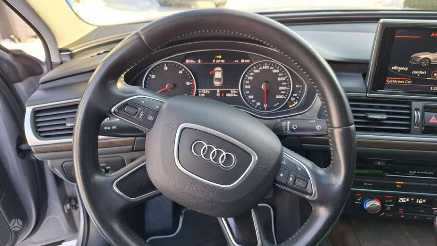 Grey Audi A6 2015 in Taurage, with an engine capacity of 1.97 L and mileage of 339 thousand km for 10800 €, photo 18 on AUTOMOTO.COM.LV