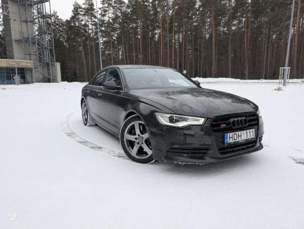 Grey Audi A6 2015 in Druskininkai, with an engine capacity of 1.98 L and mileage of 119 thousand km for 12100 €, photo 1 on AUTOMOTO.COM.LV