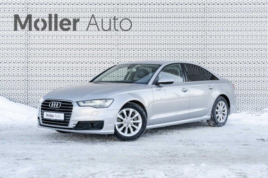 Grey Audi A6 2015 in Marupe, with an engine capacity of 2.00 L and mileage of 168 thousand km for 18450 €, photo 1 on AUTOMOTO.COM.LV