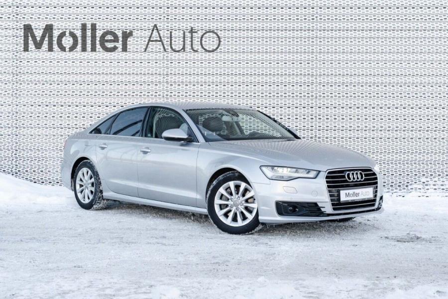 Grey Audi A6 2015 in Marupe, with an engine capacity of 2.00 L and mileage of 168 thousand km for 18450 €, photo 2 on AUTOMOTO.COM.LV