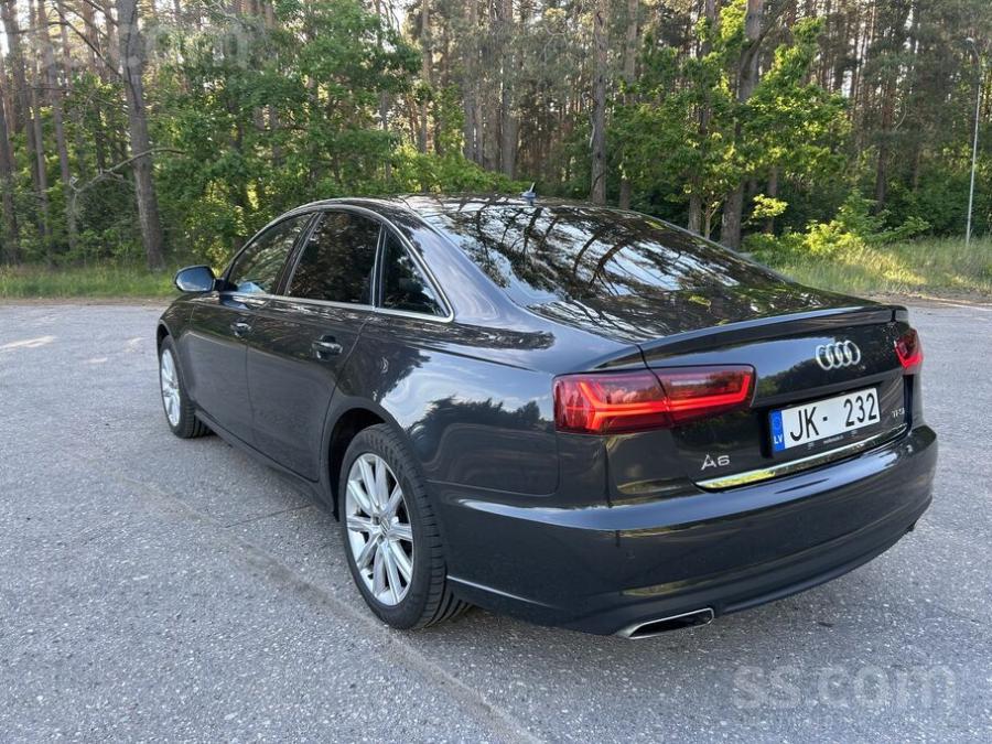 Grey Audi A6 2015 in Jurmala, with an engine capacity of 1.80 L and mileage of 149 thousand km for 14300 €, photo 6 on AUTOMOTO.COM.LV