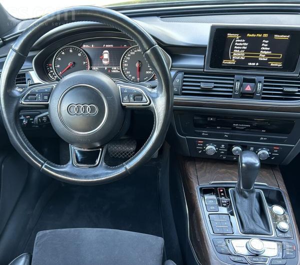 Grey Audi A6 2015 in Jurmala, with an engine capacity of 1.80 L and mileage of 149 thousand km for 13800 €, photo 8 on AUTOMOTO.COM.LV