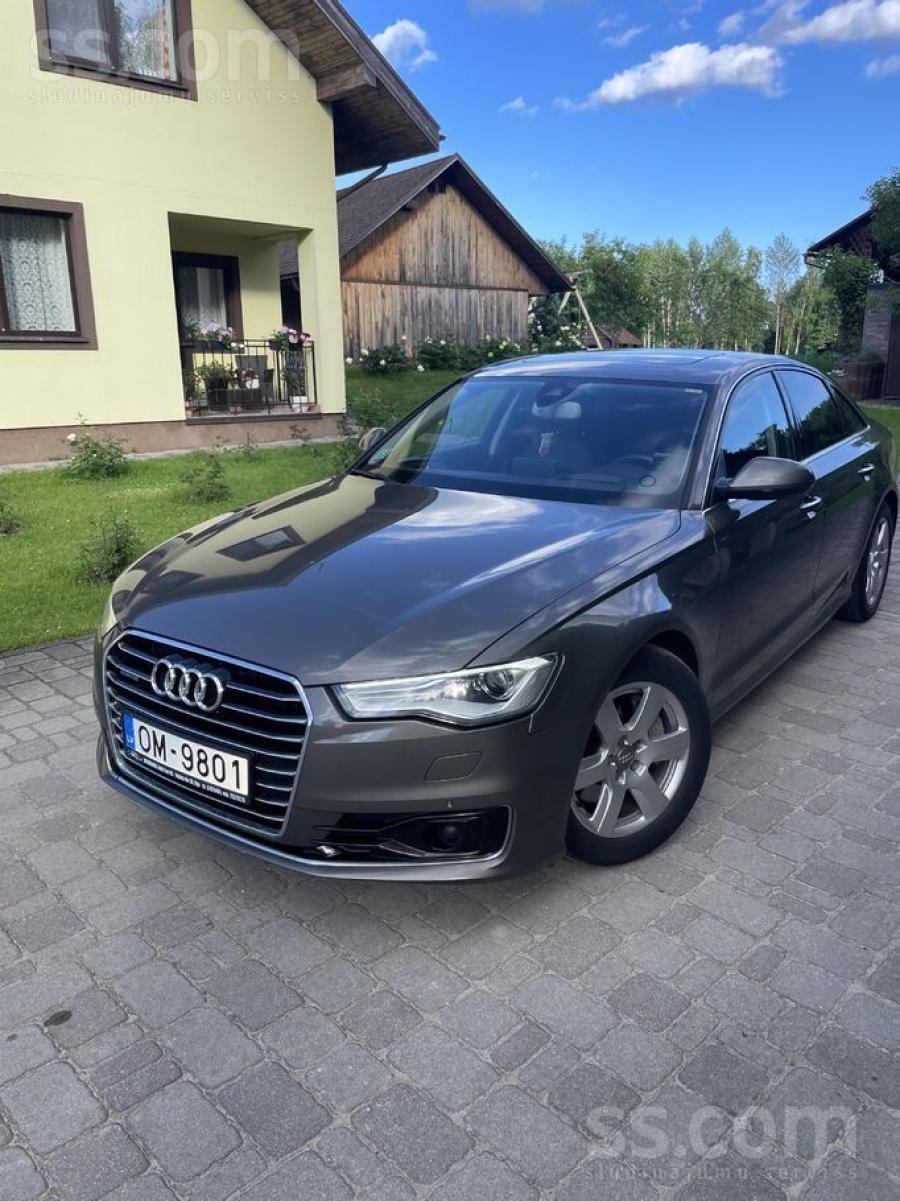 Grey Audi A6 2015 in Preili, with an engine capacity of 3.00 L and mileage of 193 thousand km for 14200 €, photo 1 on AUTOMOTO.COM.LV