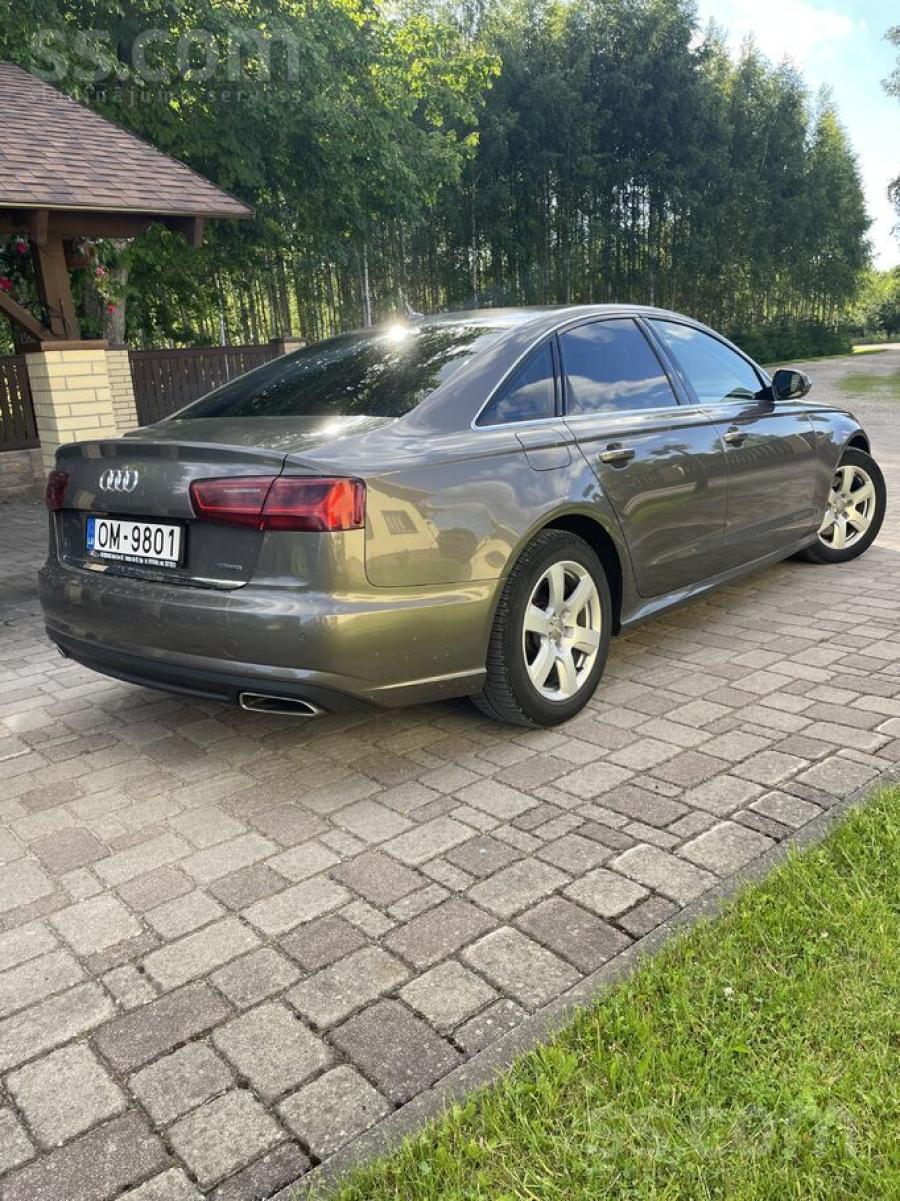 Grey Audi A6 2015 in Preili, with an engine capacity of 3.00 L and mileage of 193 thousand km for 14200 €, photo 5 on AUTOMOTO.COM.LV