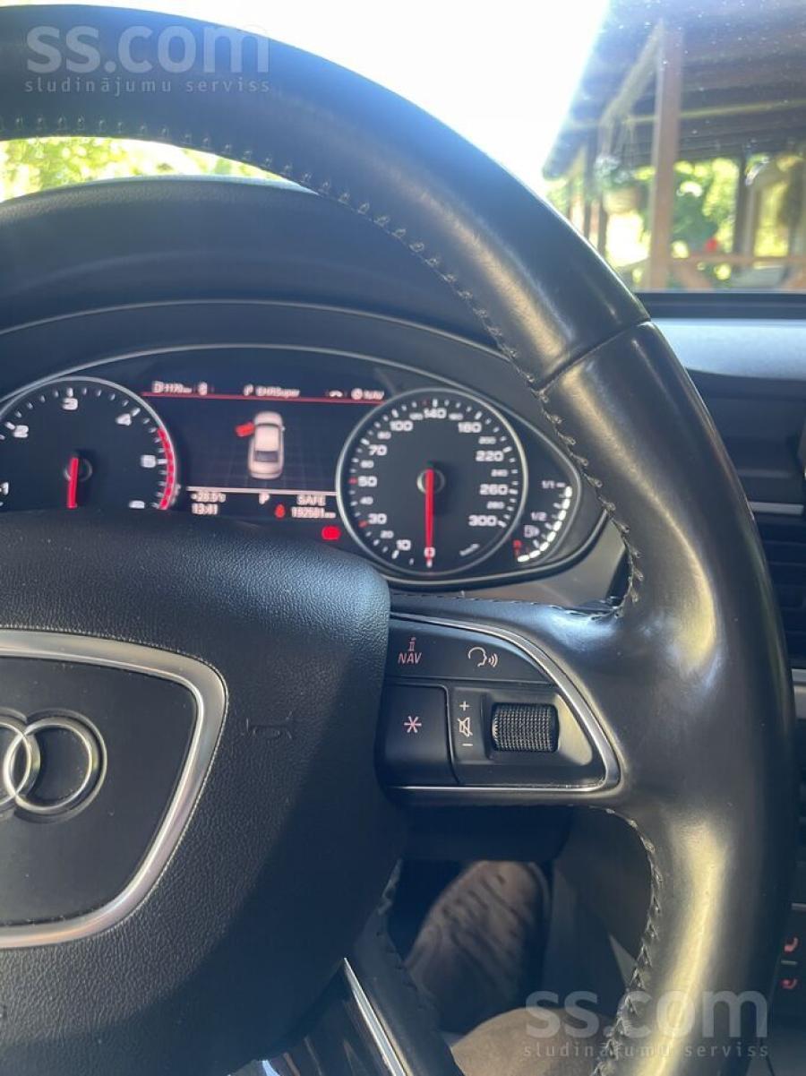 Grey Audi A6 2015 in Preili, with an engine capacity of 3.00 L and mileage of 193 thousand km for 14200 €, photo 9 on AUTOMOTO.COM.LV