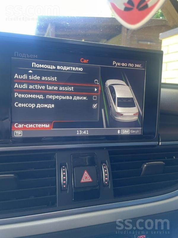 Grey Audi A6 2015 in Preili, with an engine capacity of 3.00 L and mileage of 193 thousand km for 14200 €, photo 9 on AUTOMOTO.COM.LV