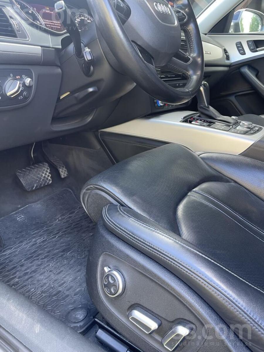 Grey Audi A6 2015 in Preili, with an engine capacity of 3.00 L and mileage of 193 thousand km for 14200 €, photo 17 on AUTOMOTO.COM.LV