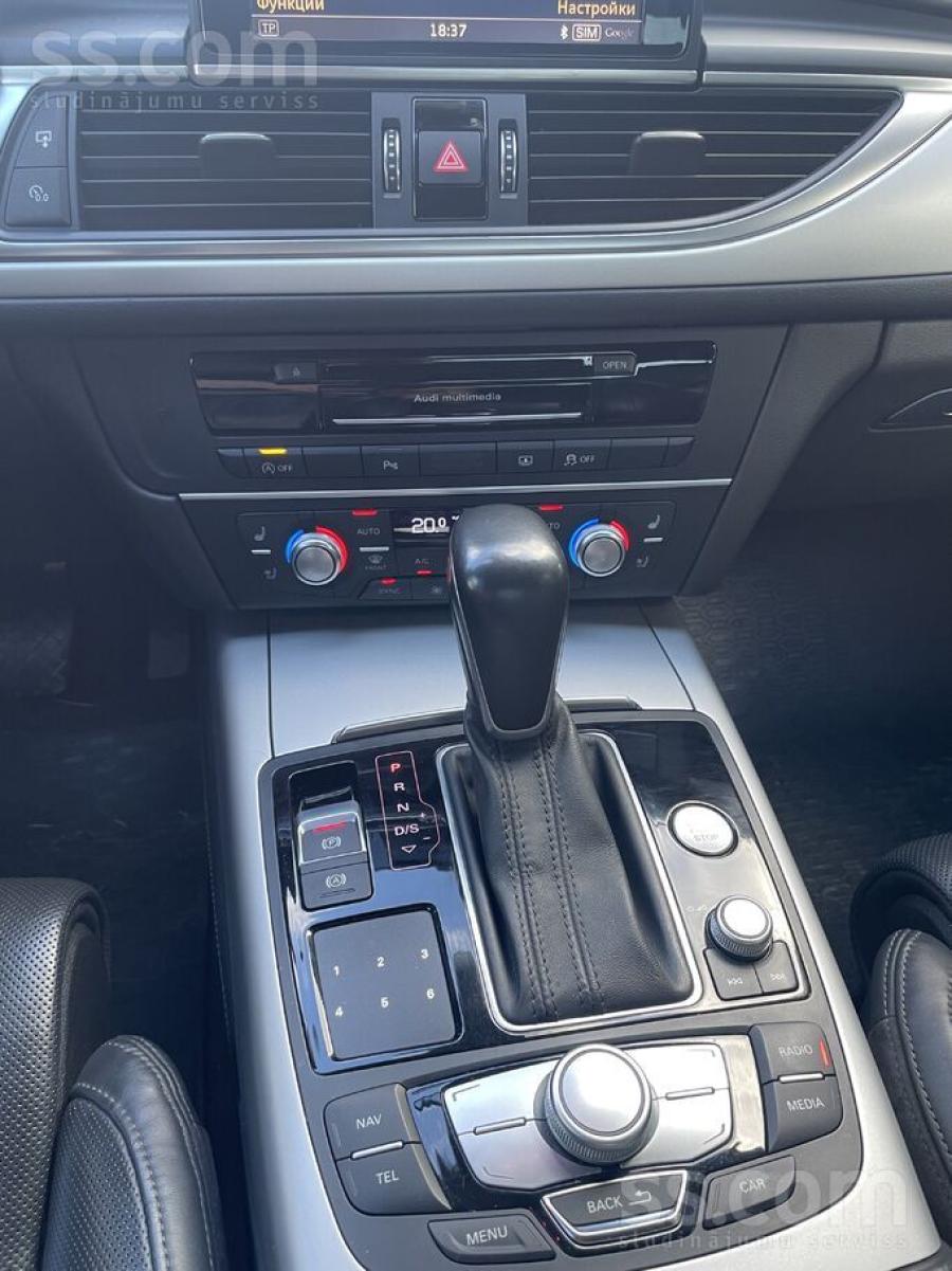 Grey Audi A6 2015 in Preili, with an engine capacity of 3.00 L and mileage of 193 thousand km for 14200 €, photo 21 on AUTOMOTO.COM.LV