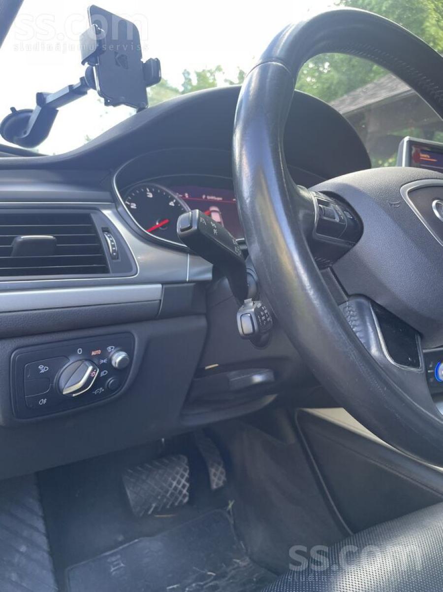 Grey Audi A6 2015 in Preili, with an engine capacity of 3.00 L and mileage of 193 thousand km for 14200 €, photo 23 on AUTOMOTO.COM.LV