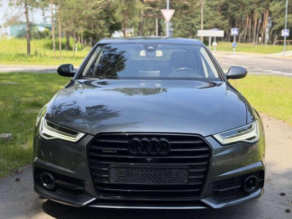 Pelēks Audi A6 2015 Utena, ar dzinēja tilpumu 2.97 L un nobraukumu 219 tūkst. km par 18350 €, foto 2 vietnē AUTOMOTO.COM.LV