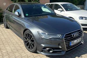 Pelēks Audi A6 2015 Marijampole, ar dzinēja tilpumu 2.97 L un nobraukumu 230 tūkst. km par 10000 €, foto  vietnē AUTOMOTO.COM.LV