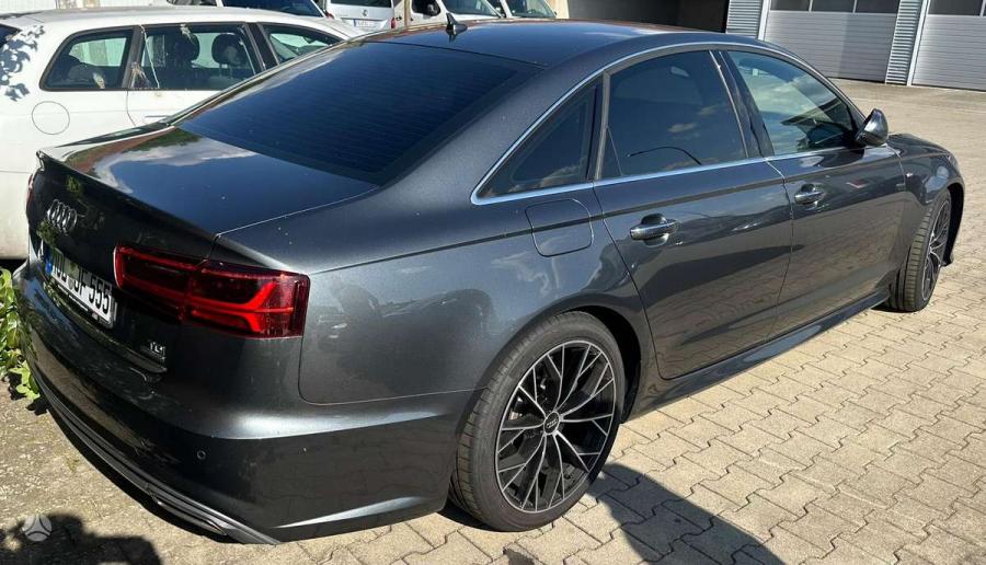 Grey Audi A6 2015 in Marijampole, with an engine capacity of 2.97 L and mileage of 230 thousand km for 10000 €, photo 4 on AUTOMOTO.COM.LV