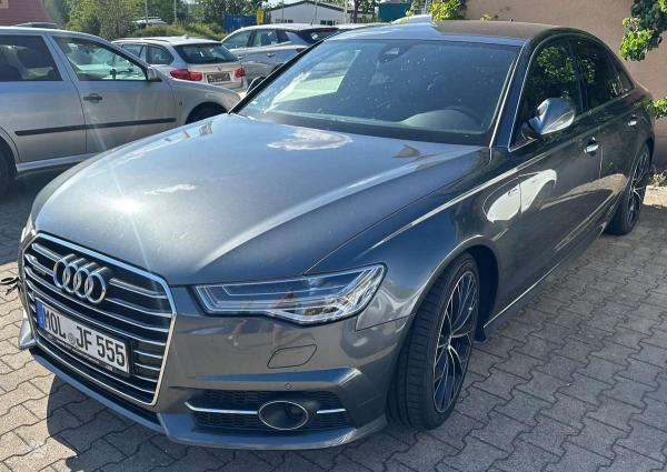 Pelēks Audi A6 2015 Marijampole, ar dzinēja tilpumu 2.97 L un nobraukumu 230 tūkst. km par 9900 €, foto 1 vietnē AUTOMOTO.COM.LV