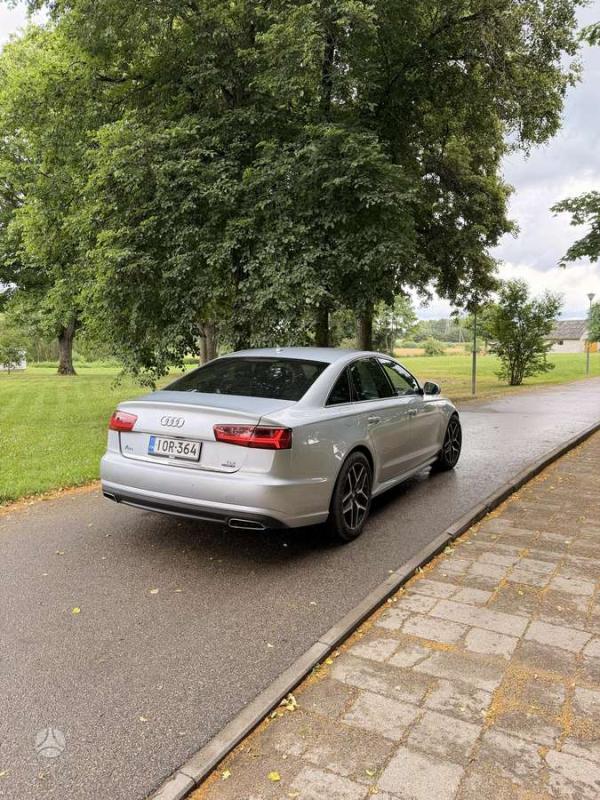 Grey Audi A6 2015 in Vilnius, with an engine capacity of 2.97 L and mileage of 205 thousand km for 13500 €, photo 4 on AUTOMOTO.COM.LV