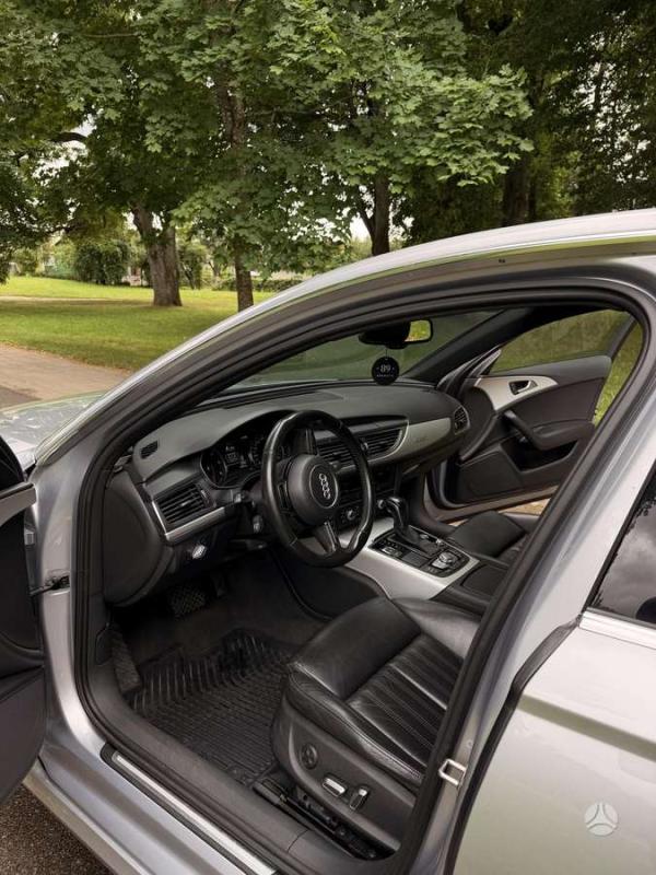 Grey Audi A6 2015 in Vilnius, with an engine capacity of 2.97 L and mileage of 205 thousand km for 13500 €, photo 5 on AUTOMOTO.COM.LV