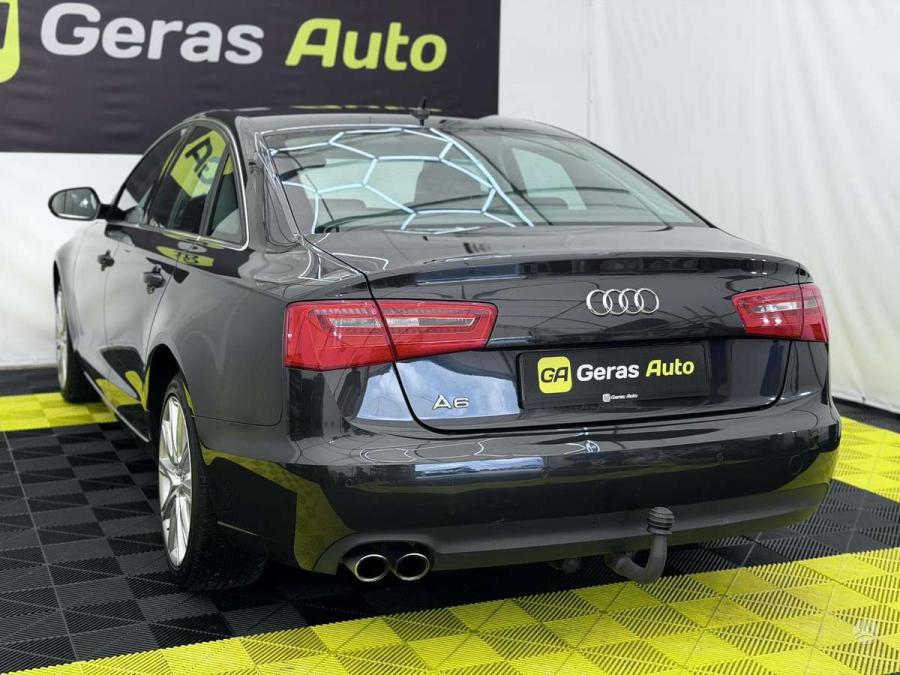 Grey Audi A6 2015 in Vilnius, with an engine capacity of 1.97 L and mileage of 253 thousand km for 12200 €, photo 5 on AUTOMOTO.COM.LV