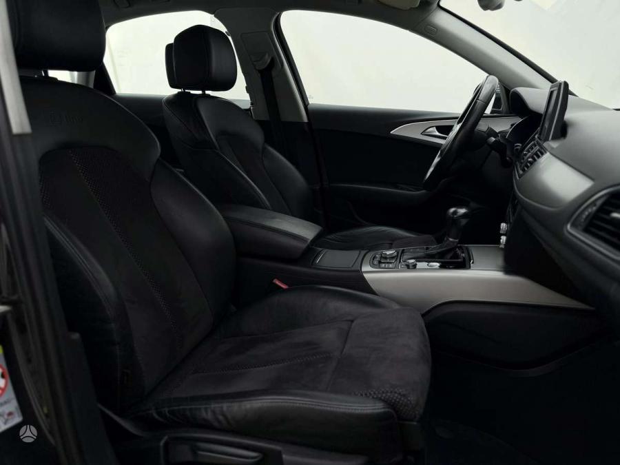Grey Audi A6 2015 in Vilnius, with an engine capacity of 1.97 L and mileage of 253 thousand km for 12200 €, photo 15 on AUTOMOTO.COM.LV