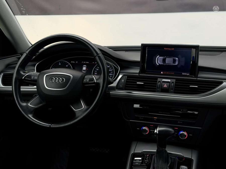 Grey Audi A6 2015 in Vilnius, with an engine capacity of 1.97 L and mileage of 253 thousand km for 12200 €, photo 17 on AUTOMOTO.COM.LV
