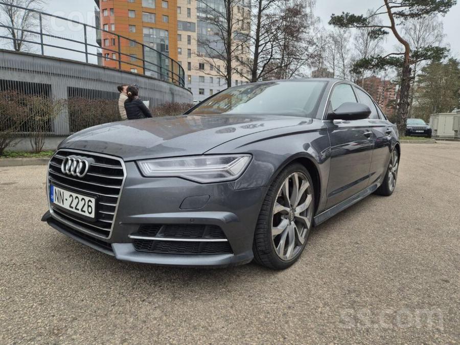 Grey Audi A6 2015 in Riga, with an engine capacity of 3.00 L and mileage of 180 thousand km for 15500 €, photo 1 on AUTOMOTO.COM.LV