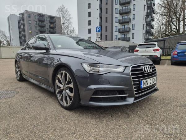 Grey Audi A6 2015 in Riga, with an engine capacity of 3.00 L and mileage of 180 thousand km for 15500 €, photo 2 on AUTOMOTO.COM.LV