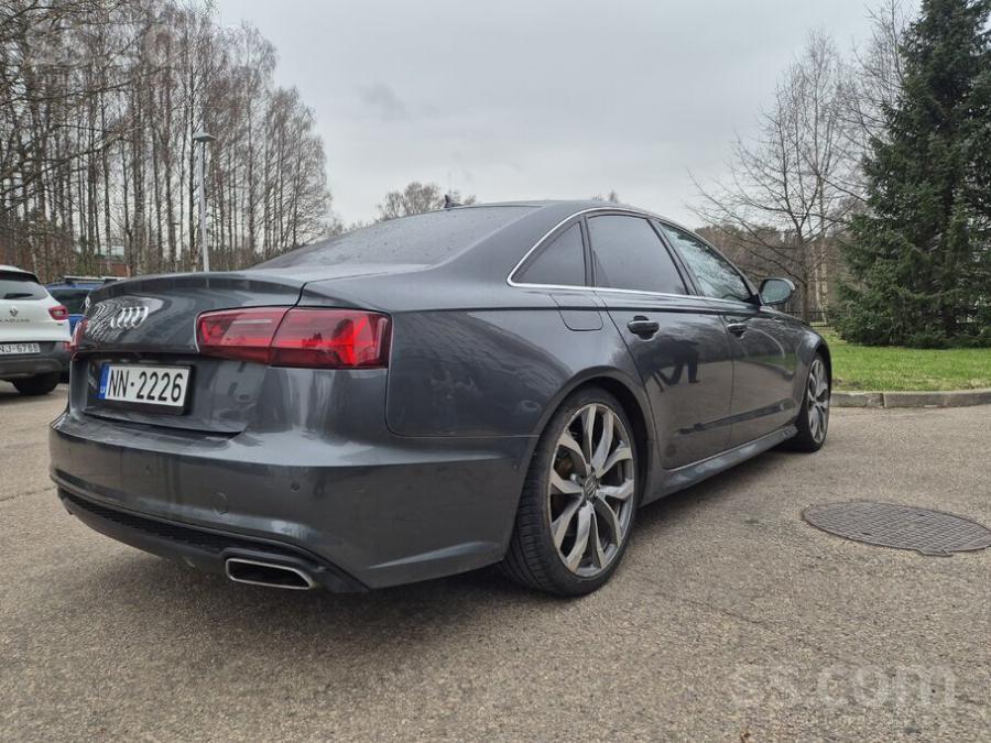 Grey Audi A6 2015 in Riga, with an engine capacity of 3.00 L and mileage of 180 thousand km for 15500 €, photo 4 on AUTOMOTO.COM.LV