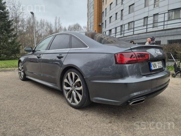Grey Audi A6 2015 in Riga, with an engine capacity of 3.00 L and mileage of 180 thousand km for 15500 €, photo 4 on AUTOMOTO.COM.LV