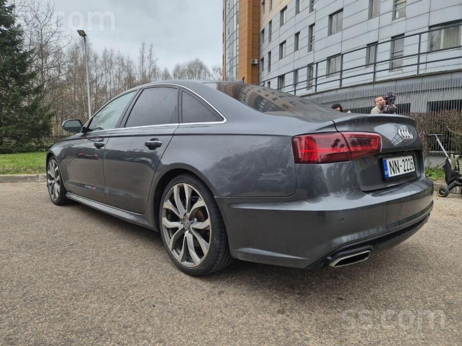 Grey Audi A6 2015 in Riga, with an engine capacity of 3.00 L and mileage of 180 thousand km for 15500 €, photo 5 on AUTOMOTO.COM.LV