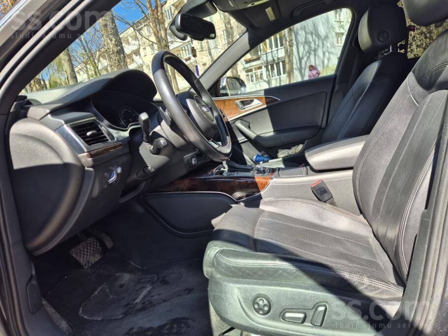 Grey Audi A6 2015 in Riga, with an engine capacity of 3.00 L and mileage of 180 thousand km for 15500 €, photo 10 on AUTOMOTO.COM.LV