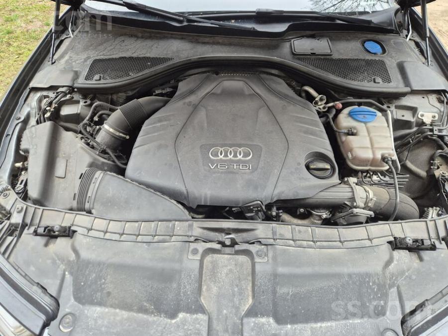 Grey Audi A6 2015 in Riga, with an engine capacity of 3.00 L and mileage of 180 thousand km for 15500 €, photo 15 on AUTOMOTO.COM.LV