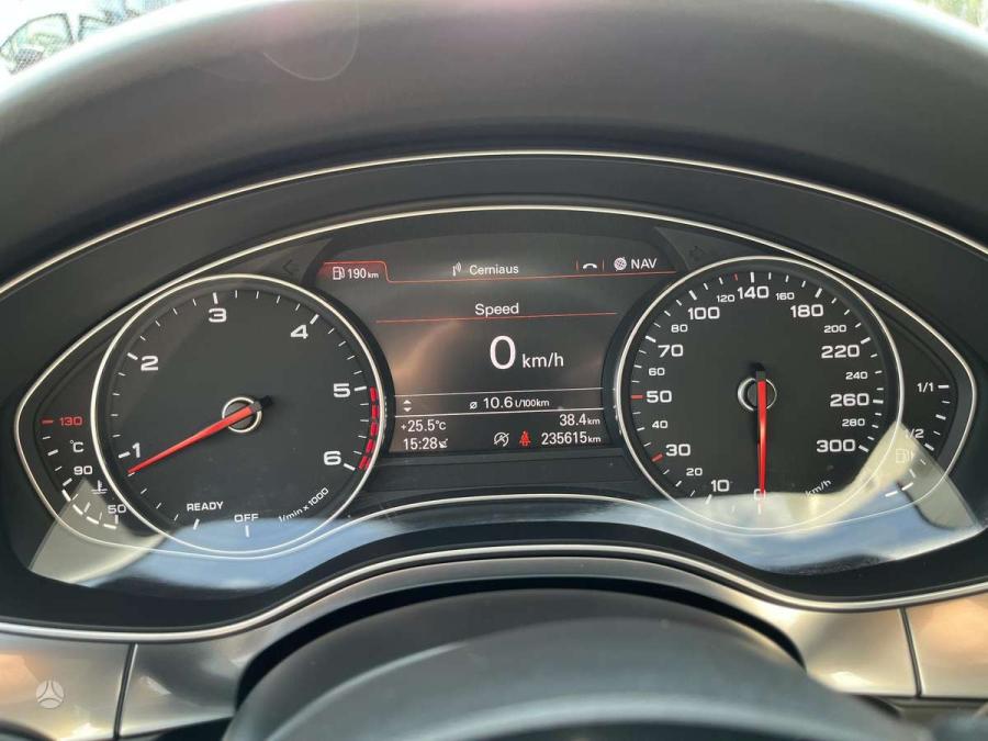Pelēks Audi A6 2015 Šauļi, ar dzinēja tilpumu 1.97 L un nobraukumu 230 tūkst. km par 10900 €, foto 16 vietnē AUTOMOTO.COM.LV