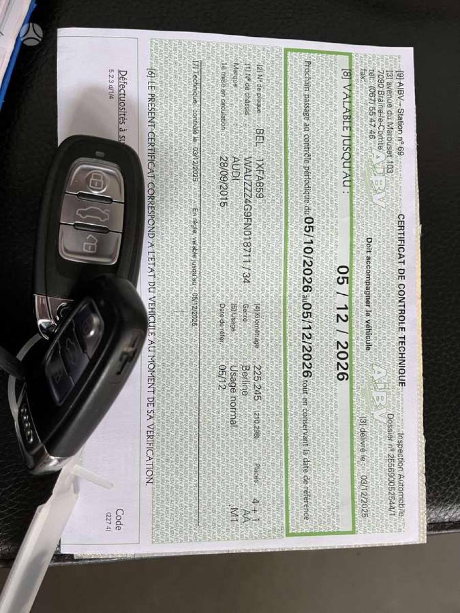 Pelēks Audi A6 2015 Šauļi, ar dzinēja tilpumu 1.97 L un nobraukumu 230 tūkst. km par 10900 €, foto 20 vietnē AUTOMOTO.COM.LV