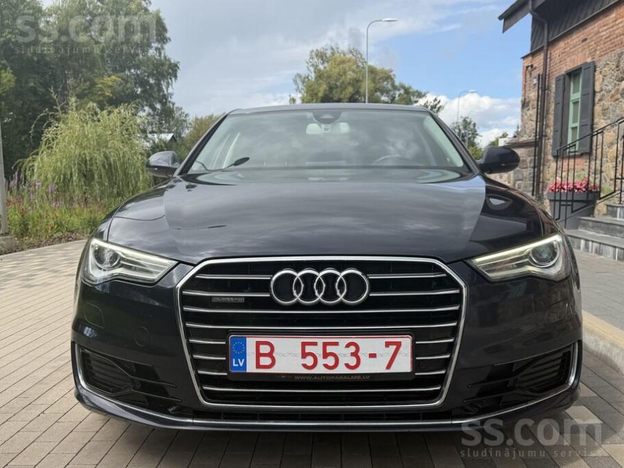 Grey Audi A6 2015 in Rezekne, with an engine capacity of 3.00 L and mileage of 159 thousand km for 14490 €, photo 1 on AUTOMOTO.COM.LV