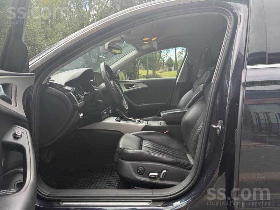 Grey Audi A6 2015 in Rezekne, with an engine capacity of 3.00 L and mileage of 159 thousand km for 14490 €, photo 8 on AUTOMOTO.COM.LV