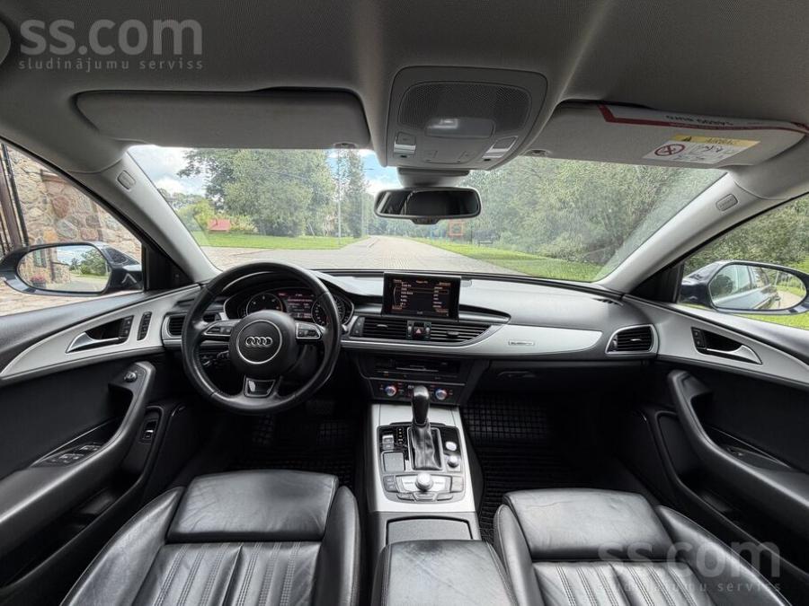 Grey Audi A6 2015 in Rezekne, with an engine capacity of 3.00 L and mileage of 159 thousand km for 14490 €, photo 10 on AUTOMOTO.COM.LV