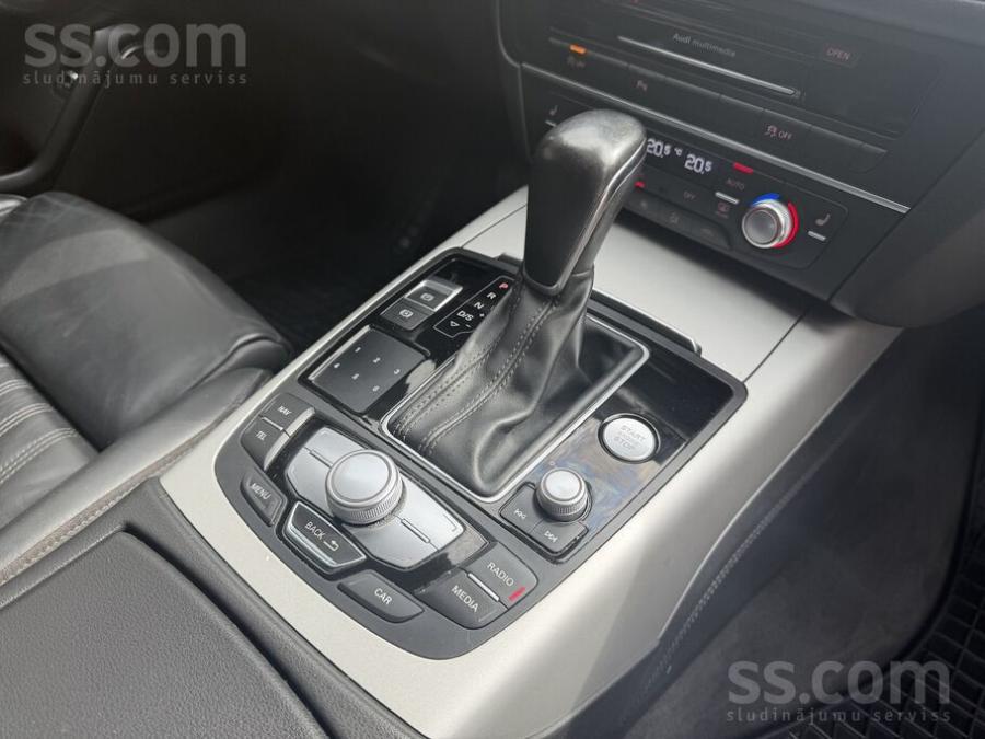 Grey Audi A6 2015 in Rezekne, with an engine capacity of 3.00 L and mileage of 159 thousand km for 14490 €, photo 12 on AUTOMOTO.COM.LV