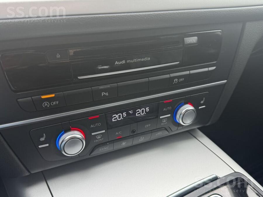 Grey Audi A6 2015 in Rezekne, with an engine capacity of 3.00 L and mileage of 159 thousand km for 14490 €, photo 13 on AUTOMOTO.COM.LV