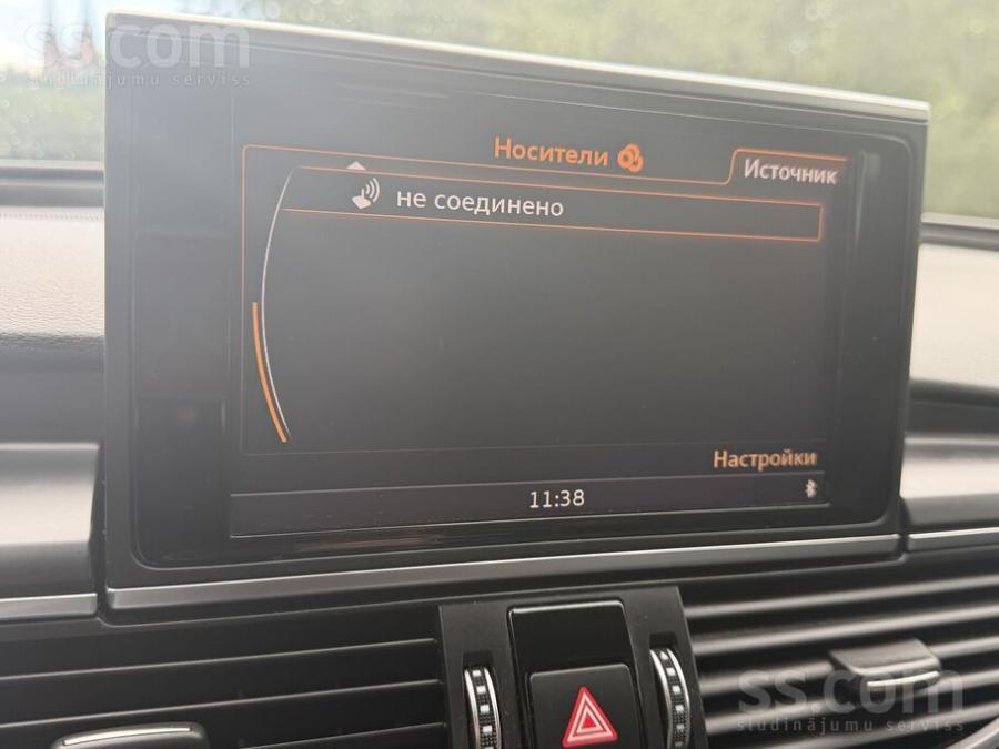 Grey Audi A6 2015 in Rezekne, with an engine capacity of 3.00 L and mileage of 159 thousand km for 14490 €, photo 22 on AUTOMOTO.COM.LV