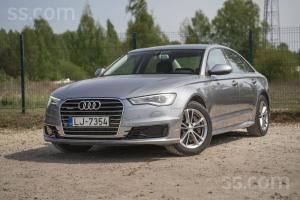 Pelēks Audi A6 2015 Rīga, ar dzinēja tilpumu 3.00 L un nobraukumu 302 tūkst. km par 12490 €, foto  vietnē AUTOMOTO.COM.LV