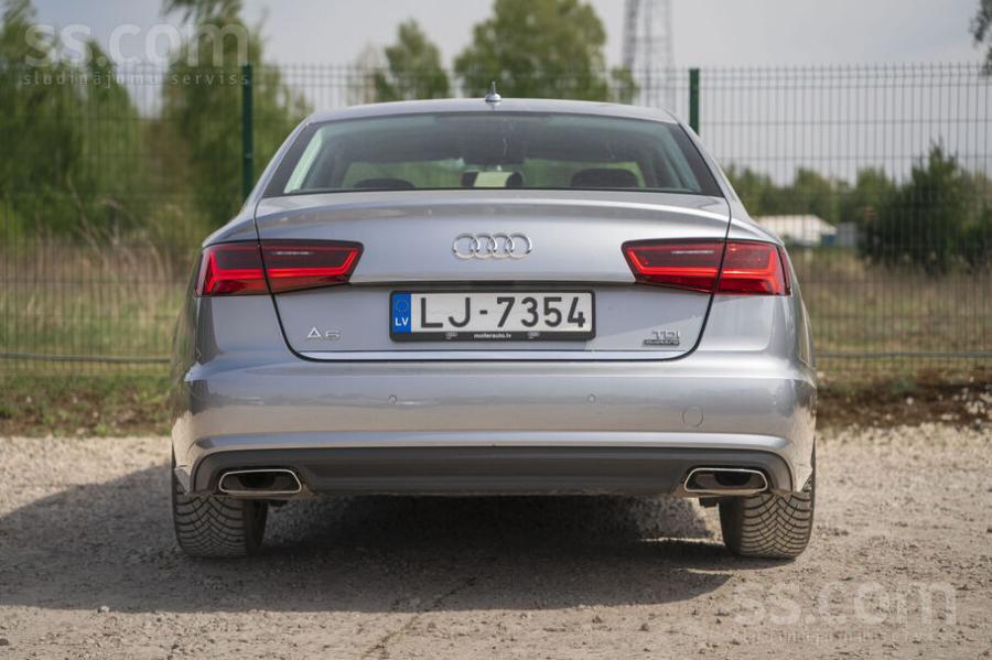 Pelēks Audi A6 2015 Rīga, ar dzinēja tilpumu 3.00 L un nobraukumu 302 tūkst. km par 12490 €, foto 6 vietnē AUTOMOTO.COM.LV