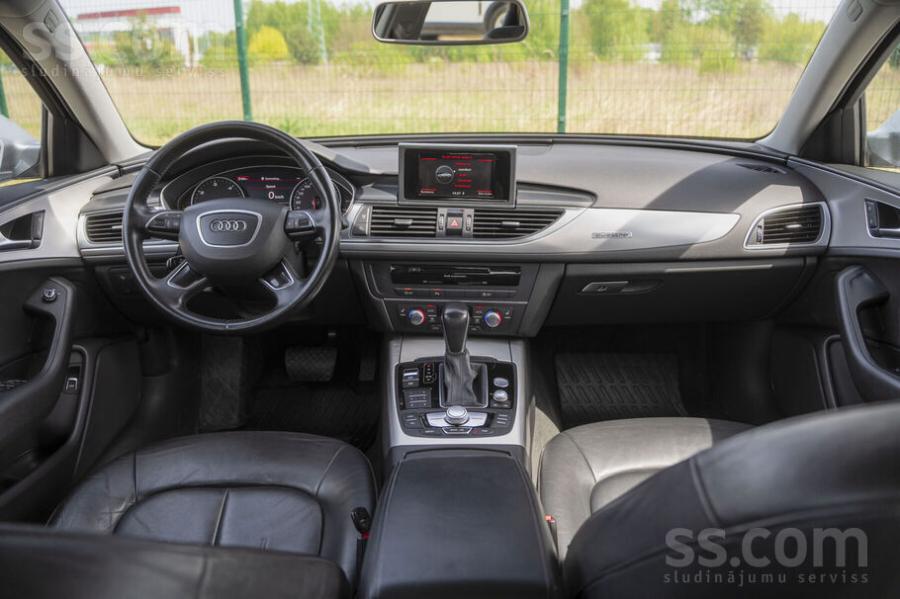 Pelēks Audi A6 2015 Rīga, ar dzinēja tilpumu 3.00 L un nobraukumu 302 tūkst. km par 12490 €, foto 12 vietnē AUTOMOTO.COM.LV