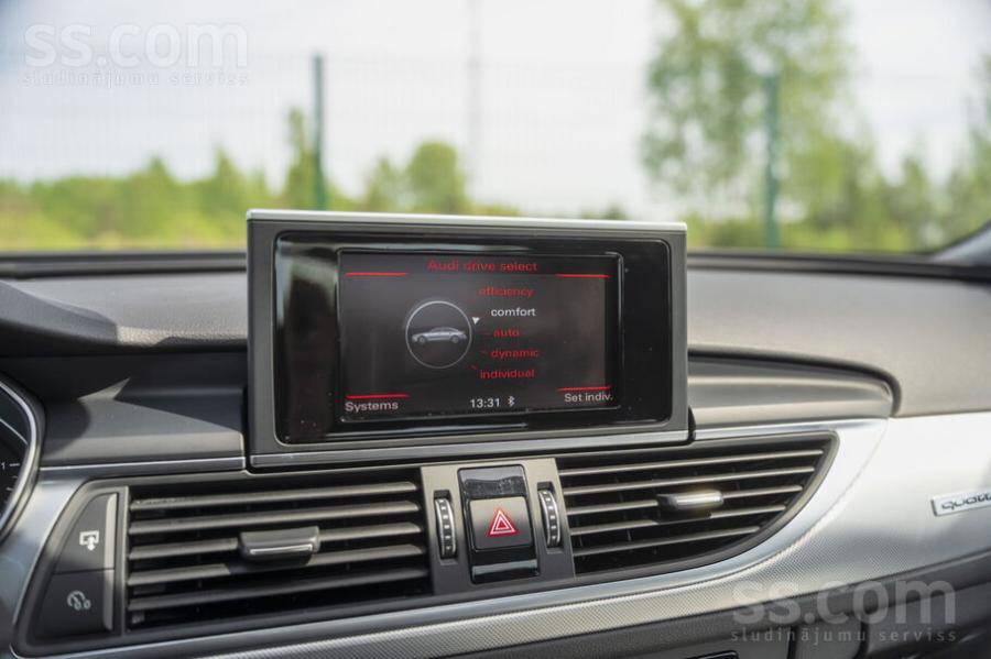 Pelēks Audi A6 2015 Rīga, ar dzinēja tilpumu 3.00 L un nobraukumu 302 tūkst. km par 12490 €, foto 22 vietnē AUTOMOTO.COM.LV