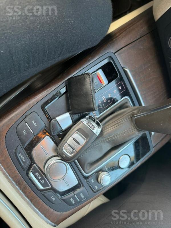 Grey Audi A6 2015 in Aizkraukle, with an engine capacity of 3.00 L and mileage of 178 thousand km for 17500 €, photo 6 on AUTOMOTO.COM.LV