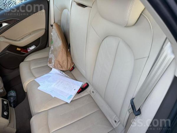 Grey Audi A6 2015 in Aizkraukle, with an engine capacity of 3.00 L and mileage of 178 thousand km for 17500 €, photo 7 on AUTOMOTO.COM.LV