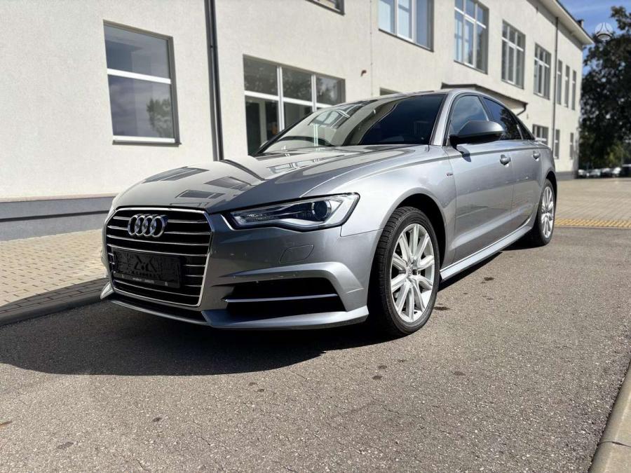 Pelēks Audi A6 2015 Kauņa, ar dzinēja tilpumu 2.97 L un nobraukumu 254 tūkst. km par 12500 €, foto 4 vietnē AUTOMOTO.COM.LV