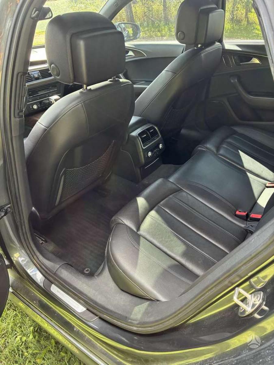 Grey Audi A6 2015 in Vilnius, with an engine capacity of 3.00 L and mileage of 230 thousand km for 6200 €, photo 6 on AUTOMOTO.COM.LV