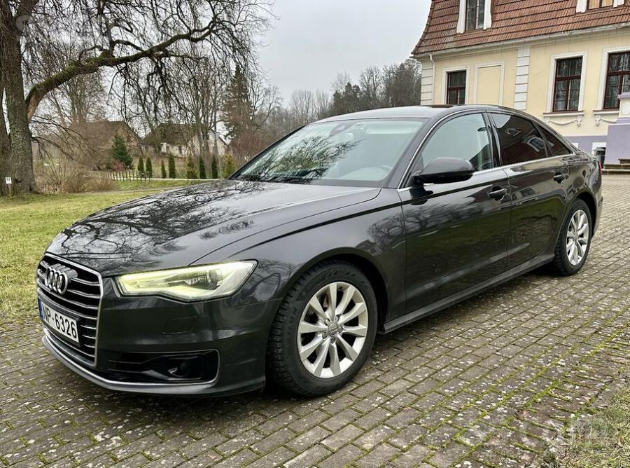 Pelēks Audi A6 2016 Daugavpils, ar dzinēja tilpumu 2.00 L un nobraukumu 318 tūkst. km par 14550 €, foto 1 vietnē AUTOMOTO.COM.LV