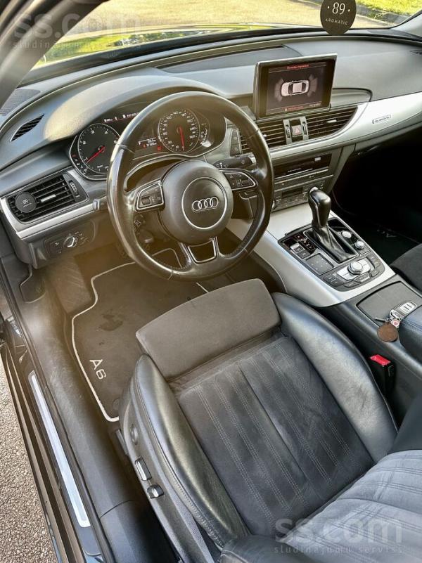 Pelēks Audi A6 2016 Daugavpils, ar dzinēja tilpumu 2.00 L un nobraukumu 318 tūkst. km par 14550 €, foto 10 vietnē AUTOMOTO.COM.LV