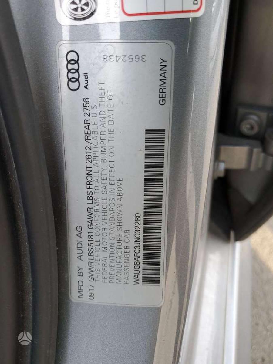 Pelēks Audi A6 2016 Viļņa, ar dzinēja tilpumu 1.98 L un nobraukumu 150 tūkst. km par 11800 €, foto 26 vietnē AUTOMOTO.COM.LV